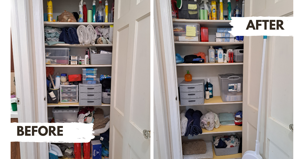 Tackling My Linen Closet Chaos – Tranquil Tidiness